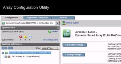 فعال سازی کنترلر B120i در HP ProLiant Gen8 - آوش افزار