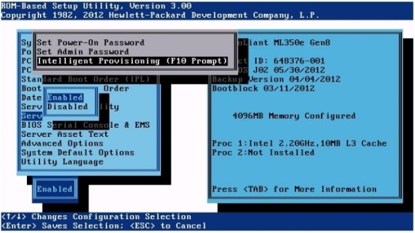 فعال سازی Intelligent Provisioning در سرورهای HP ProLiant Gen8 - آوش افزار